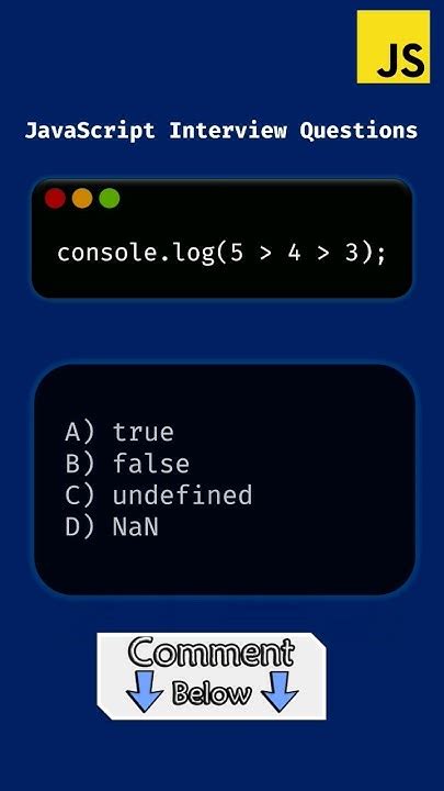 Javascript Interview Questions Javascript Boolean Javascript