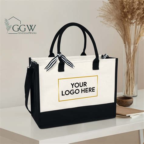 Custom Logo Tote Bag Print Your Logo Personalized Tote Bagcoworker