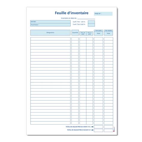Comment Faire Un Inventaire On Fait Comment
