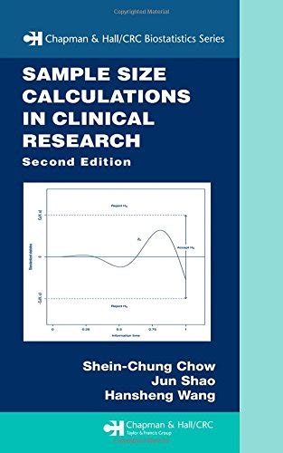 Sample Size Calculations In Clinical Research Chapman And Hall Crc Desertcart Aruba