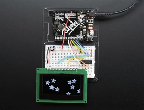 overview 2 7 monochrome 128x64 oled display module adafruit