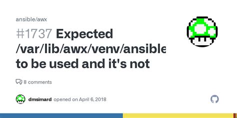 Expected Var Lib Awx Venv Ansible To Be Used And It S Not Issue Ansible Awx GitHub
