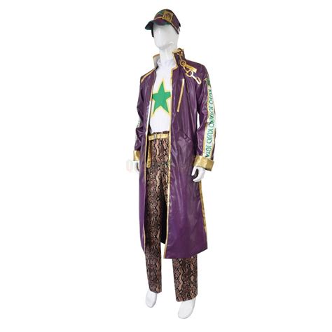 Jojos Bizarre Adventure Jotaro Kujo Cosplay Costume Hqcosplay