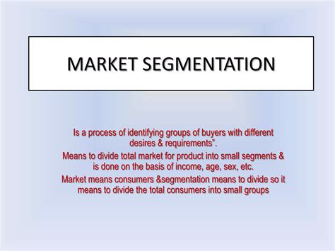 Chapter 4 Market Segmentation Pptx