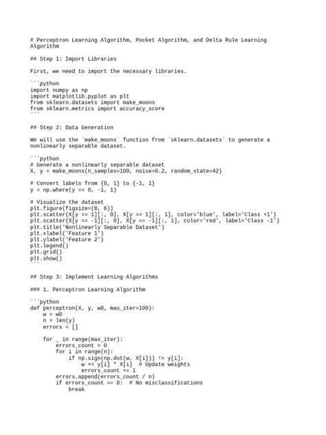 Learning Algorithms Implementation Pdf Theoretical Computer Science Statistical Classification