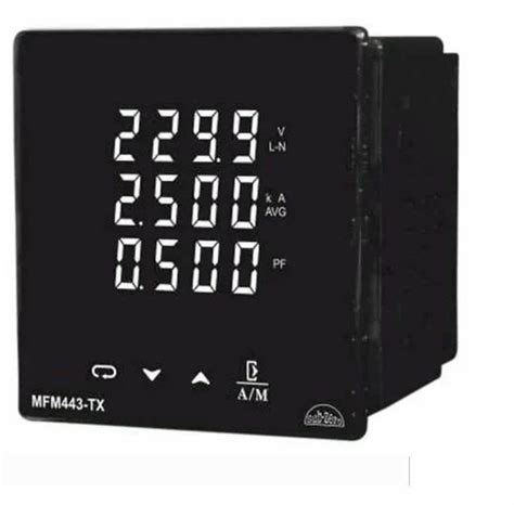 Mfm 443 Tx 3 Phase Multi Function Energy Power Meter With Rs 485 Modbus