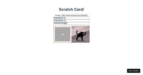 Vue Scratch Off Codesandbox