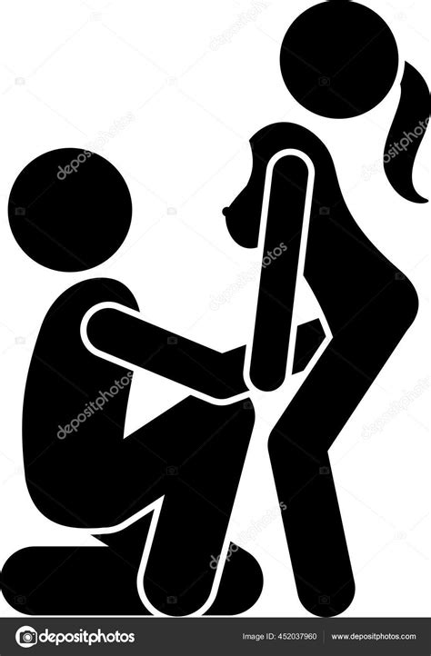 Minimalistic Vector Illustration Sex Position Stock Vector By Leremy