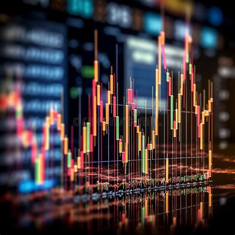 Illustration Of Colorful Graphs And Charts Stock Illustration