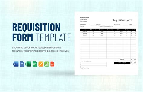 Requisition Templates In Word To Download