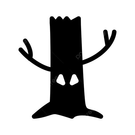 Tree Ghost Creative Horror Icon Creepy Conceptual Illustration Png
