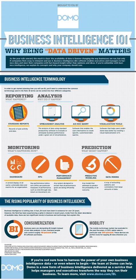 What Is Business Intelligence BI Infographic Domo Domo