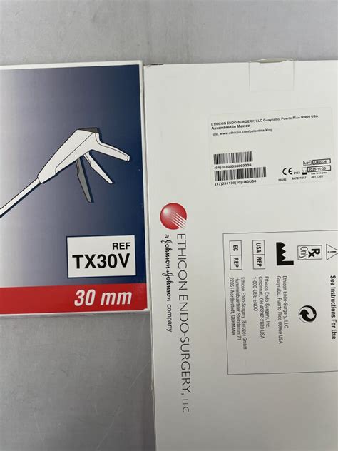 New Ethicon Tx30v Proximate Reloadable Vascular Linear Stapler 30mm Disposables General For