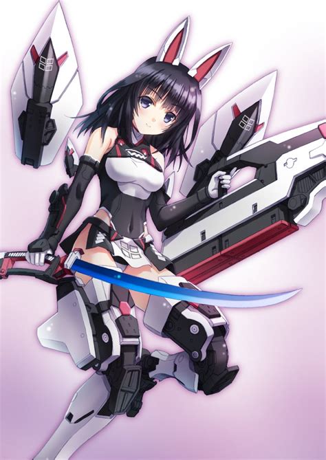 Kimizuka Aoi Agatsuma Kaede Alice Gear Aegis 1girl Black Hair