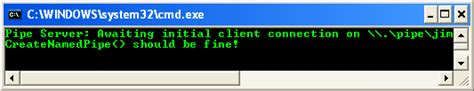 The Name Pipe Overlapped And Multithreaded Server C Program Examples