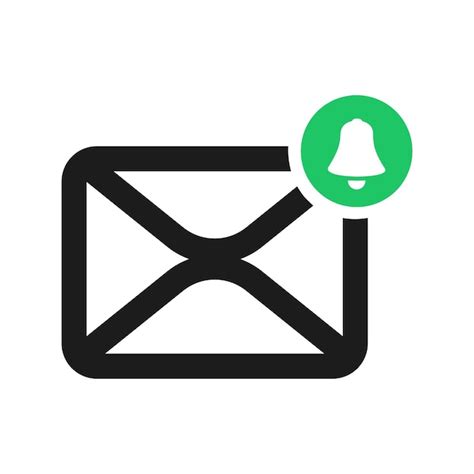 Premium Vector Icon Mail Message Inbox Envelope Flat Style Icon