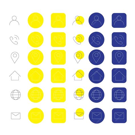 Premium Vector Phone Ui Icons Classic Flat Handdrawn Symbols