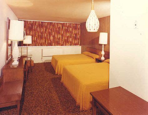 Hotel 70s Motel Room Vintage Hotels 70s Decor