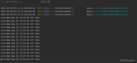 Springboot项目组合定时器schedule注解实现定时任务