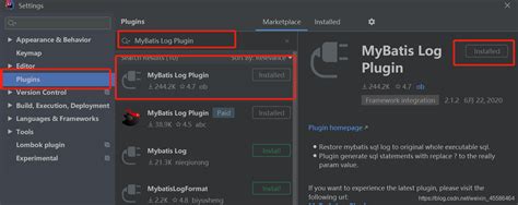 在idea中安装mybatis Log Plugin插件，查看执行mybatis的sql语句ideadebug怎么看执行的sql Csdn博客