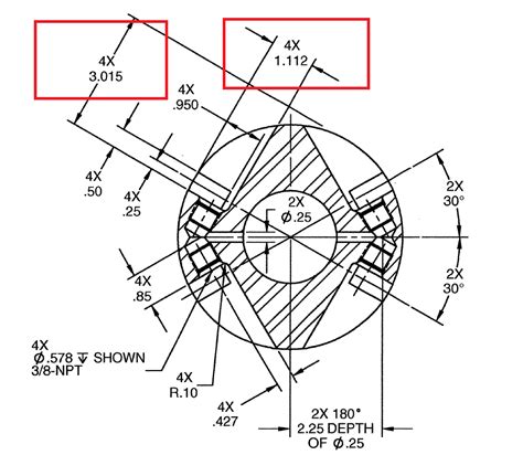 Solved Help Placing A Dimension From A Line To The Tangent Of A Diameter Autodesk Community