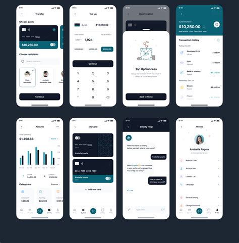 Smartpay Fintech App Ios Ui Kit Figma Resources Artofit