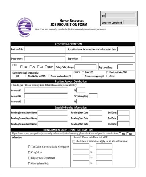 FREE 10 Sample Requisition Forms In MS Word PDF Excel