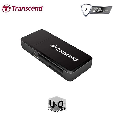 Transcend Rdf5 Usb 3 1 Gen 1 Sdhc Sdxc Microsdhc Sdxc Memory Card Reader Black Shopee