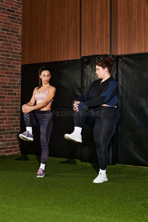 Dynamic Stretching Session Enhancing Flexibility For Stock Photo Image Of Body Flexibility
