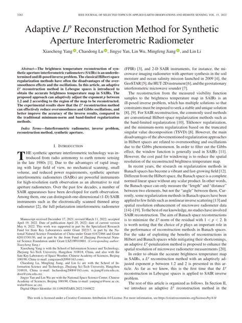 Pdf Adaptive Lp Reconstruction Method For Synthetic Aperture