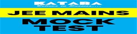 JEE MAINS MOCK TEST
