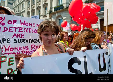 Slut Walk London Note To Desks All Images Remain Copyright Photo