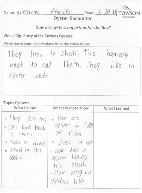 A Babe K W L Chart Developed From Prior Knowledge And An Download Scientific Diagram