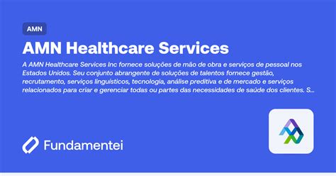 Amn Amn Healthcare Services Fundamentei