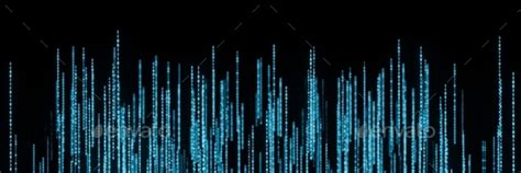 Stream Of Binary Matrix Code Numbers On The Screen Panorama 3d