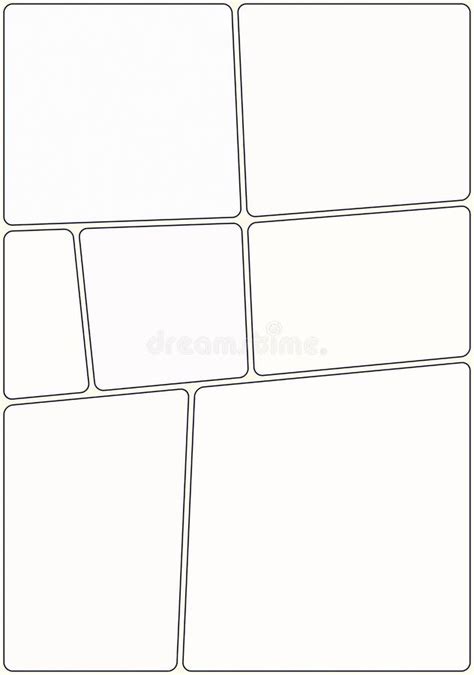 Ready Manga Storyboard Layout Template To Create Appealing Comic Book