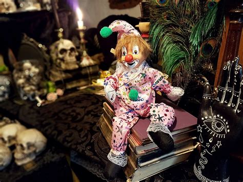 String Puppet Clown HAND PUPPET String Puppet Clown Marionette Hand Doll Puppet Doll Clown