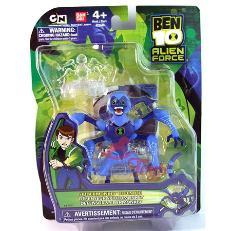 Ben 10 Alien Force Action Figure Spidermonkey Defender Teslas Toys