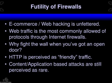 Ppt One Way Hacking Futility Of Firewalls In Web Hacking Powerpoint