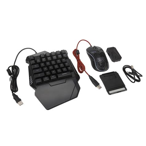 Keyboard Mouse Converter Combo Low Latency Low Noise Wired Gaming Mouse
