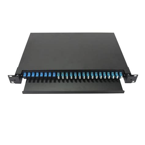 1U 24 Port LC Duplex Fiber Patch Panel From China Manufacturer WebiTelecomms Structured Cabling
