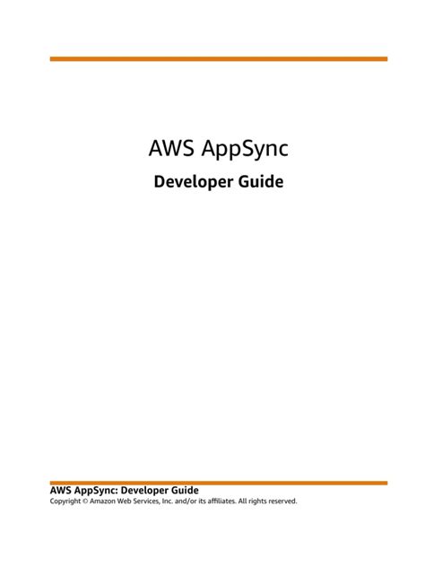 Aws Appsync Pdf Amazon Web Services Domain Name System