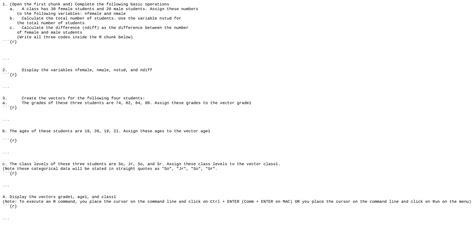 Solved This One Is A R Studio Exercise I Need Some R Studio Chegg Com