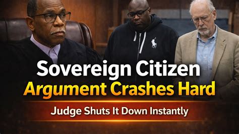 Sovereign Citizen Argument Crashes Hard Judge Shuts It Down Instantly