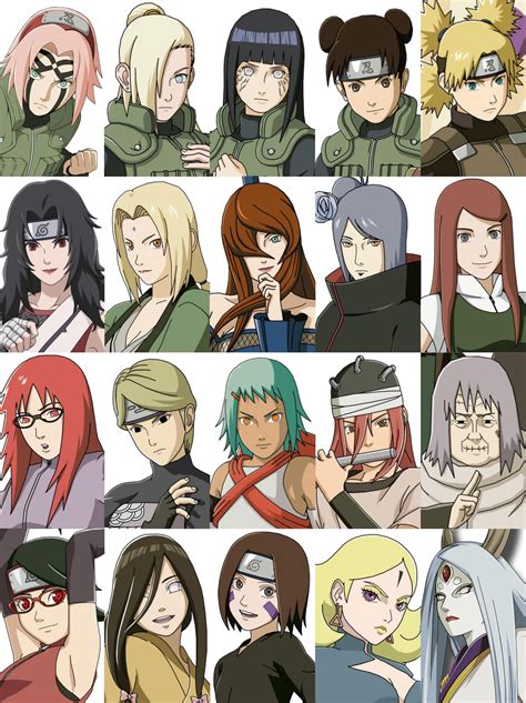 Naruto Characters Girl Names 50 Best Naruto Female Characters That Are