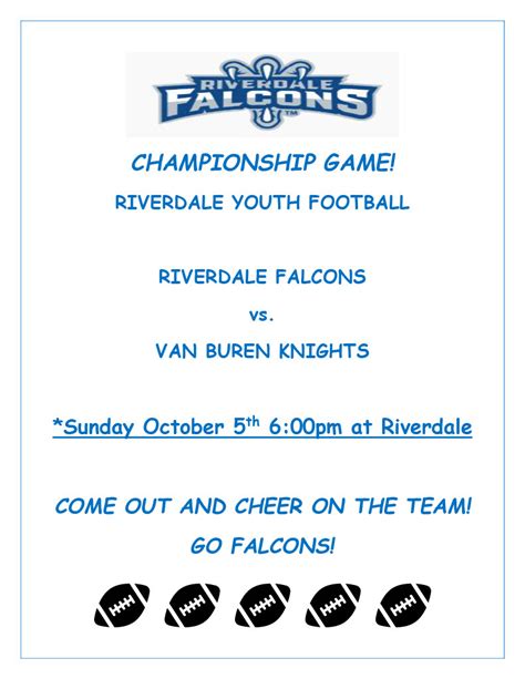 Riverdale Falcons Youth Football