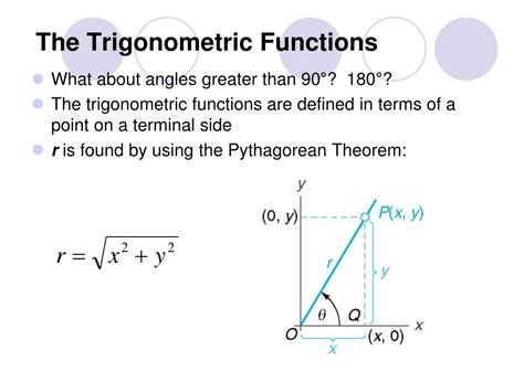 Ppt The Trigonometric Functions Powerpoint Presentation Free