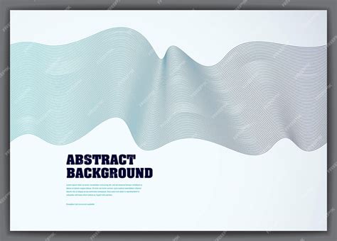 Premium Vector Lined Vector Wave Background Fluid Flow 3d Dynamic Stripes Motion Art Lined