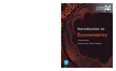 Introduction To Econometrics Global Edition James H Stock Mark W Watson Z Lib Global