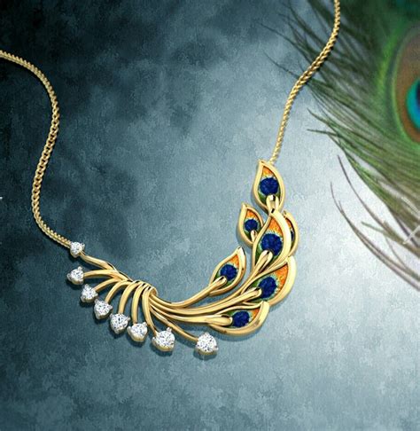 Peacock Design Pendant Gold At Kristina Hertz Blog